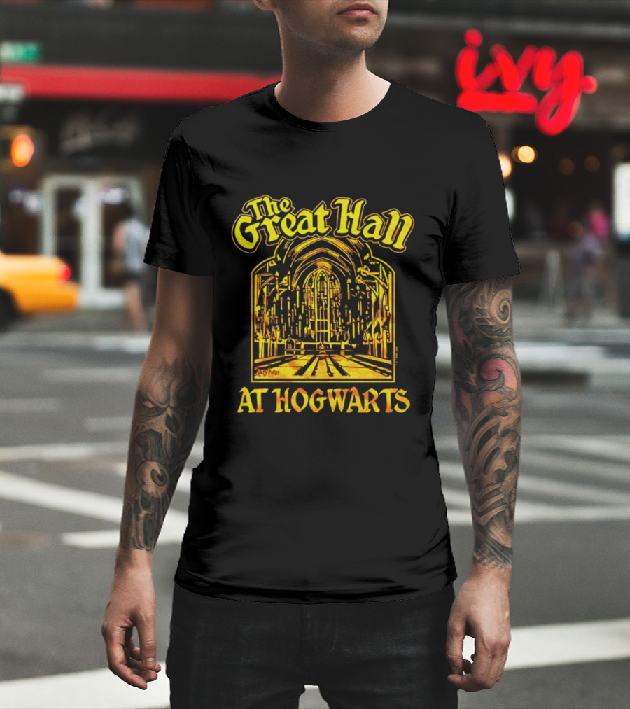 The Great Hall At Hogwarts Wizarding School T-Shirt