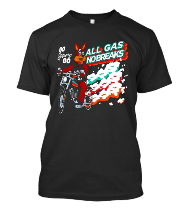 San Antonio Spurs Coyote Go Spurs Go All Gas No Breaks T-Shirt