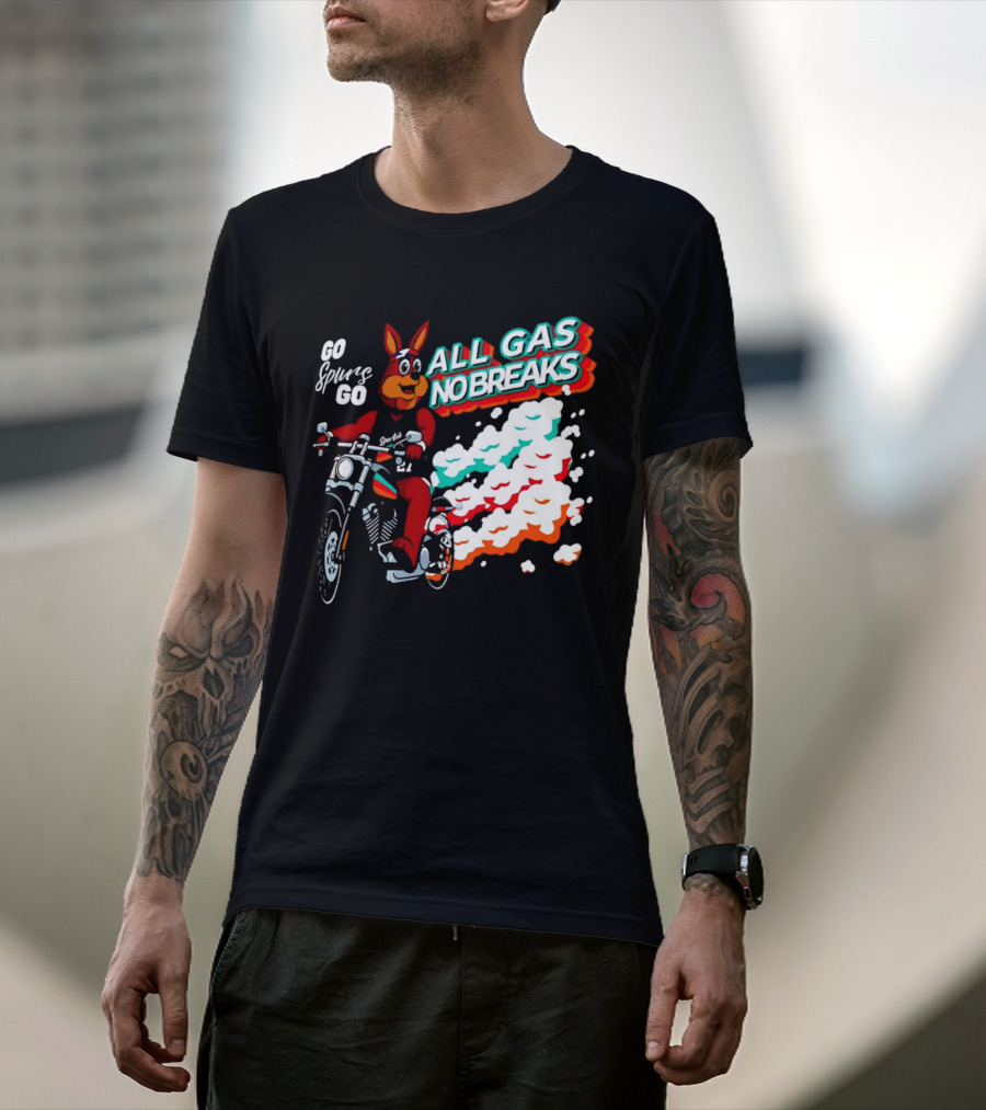 San Antonio Spurs Coyote Go Spurs Go All Gas No Breaks T-Shirt