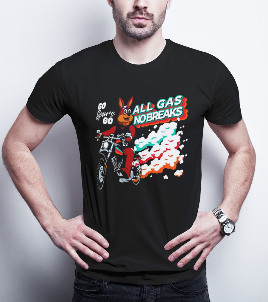 San Antonio Spurs Coyote Go Spurs Go All Gas No Breaks T-Shirt