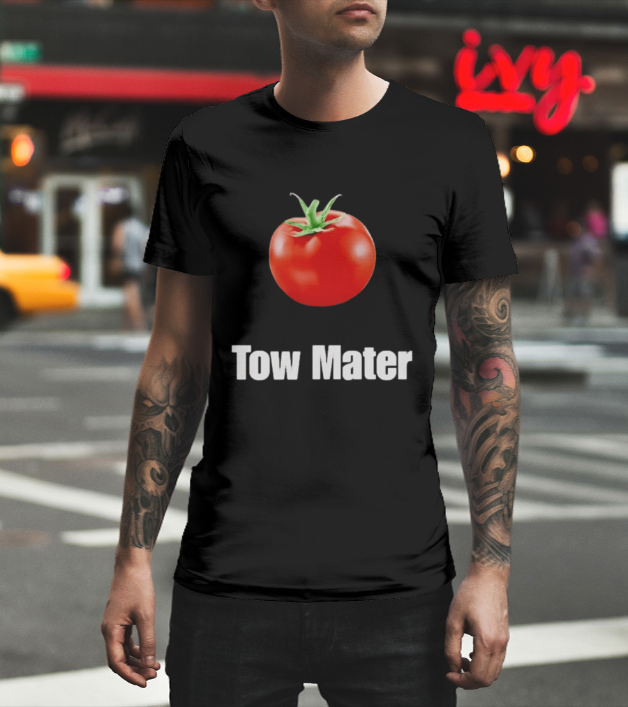 Tow Mater Tomato Icon Play On Words T-Shirt