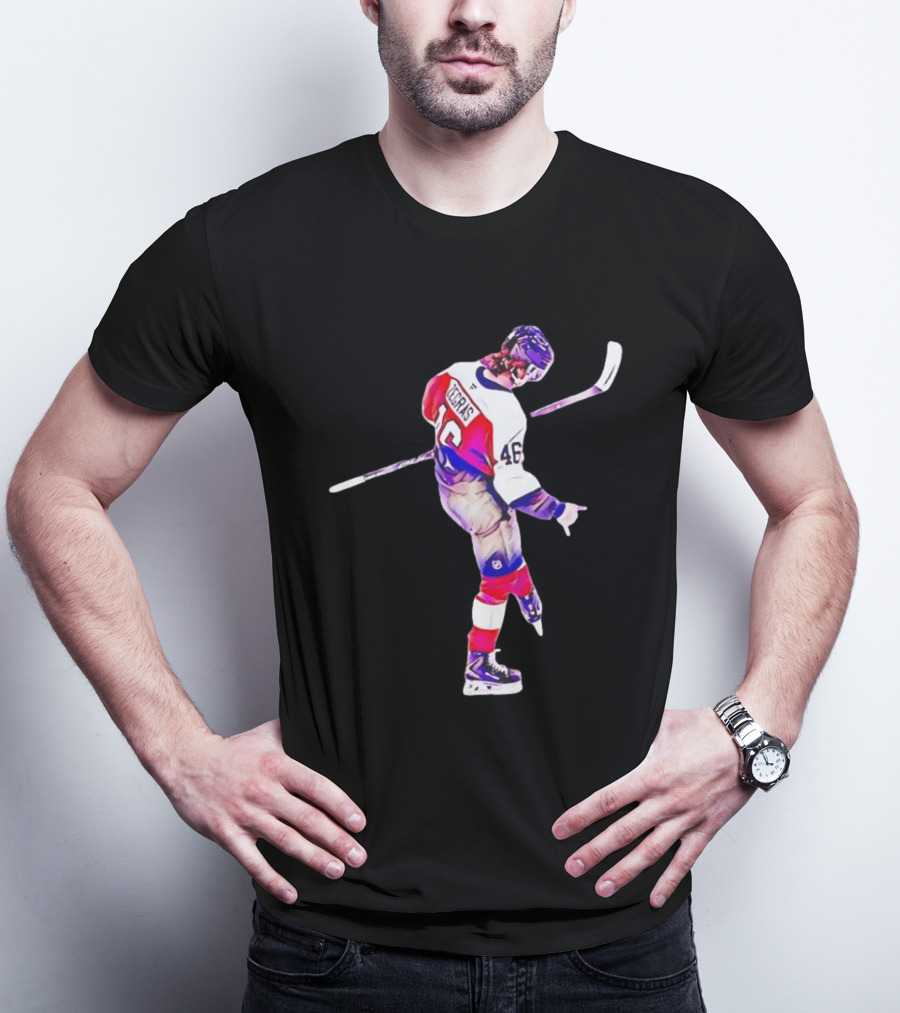 Trevor Zegras 46 Anaheim Ducks Hockey Celebration T-Shirt