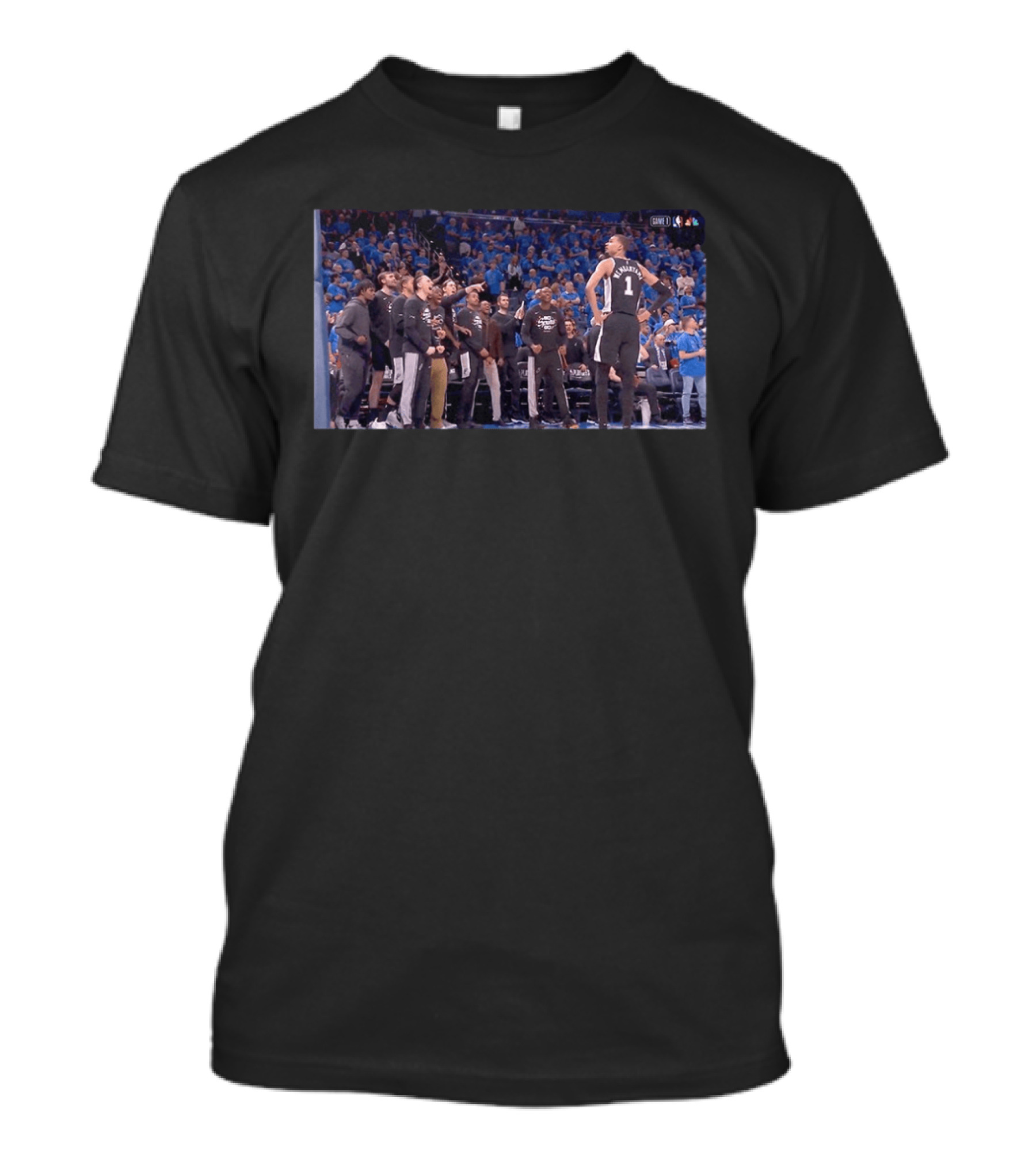 Victor Wembanyama Spurs 2026 WCF Game 1 NBA Playoffs Highlights T-Shirt
