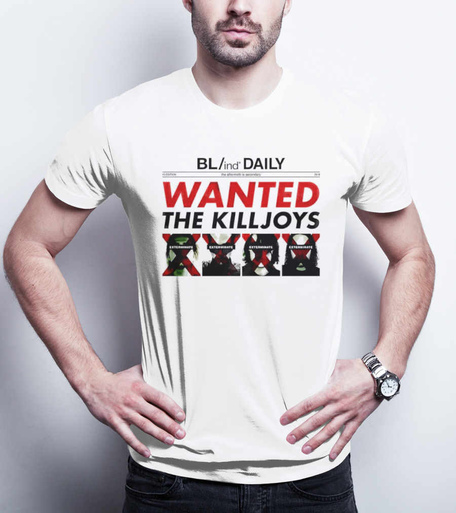 BL/ind Daily Wanted The Killjoys Danger Days Album T-Shirt