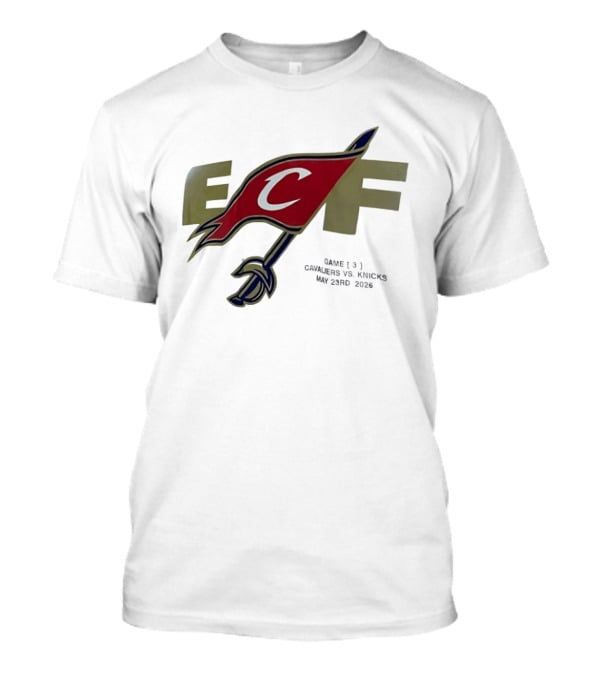 Cleveland Cavaliers ECF Game 3 Cavaliers Vs Knicks May 23rd 2026 T-Shirt