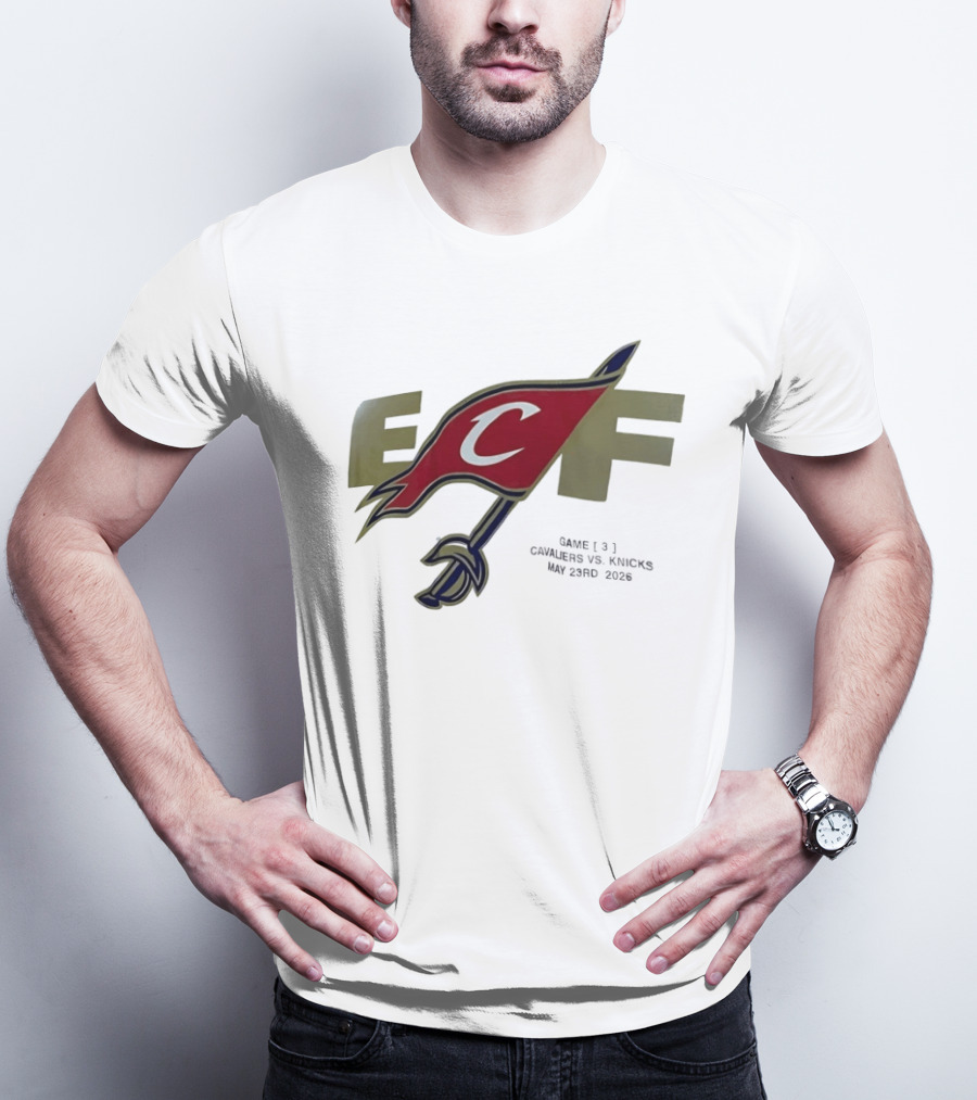 Cleveland Cavaliers ECF Game 3 Cavaliers Vs Knicks May 23rd 2026 T-Shirt