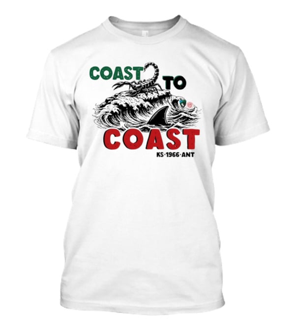 Coast To Coast Scorpion Shark Wave KS 1966 ANT T-Shirt