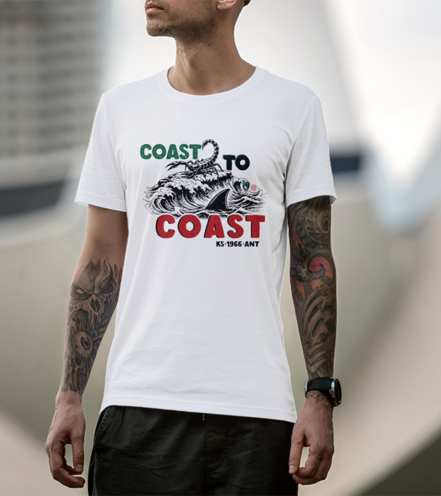 Coast To Coast Scorpion Shark Wave KS 1966 ANT T-Shirt