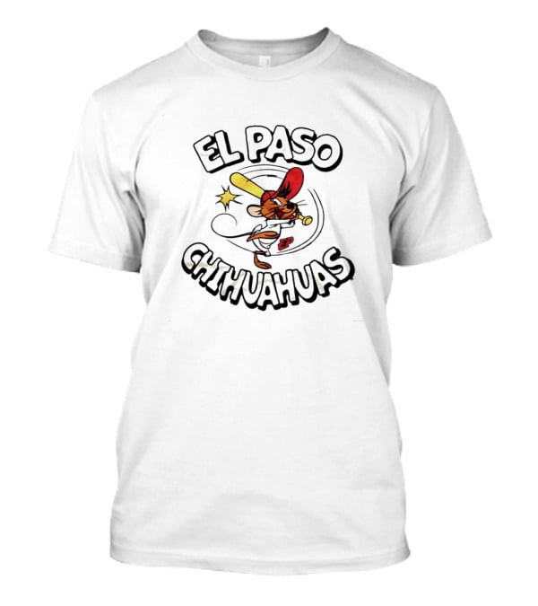 El Paso Chihuahuas Speedy Gonzales Baseball Cartoon T-Shirt