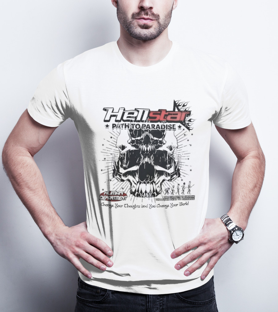 Hellstar Path To Paradise Skulls And Stars Power T-Shirt