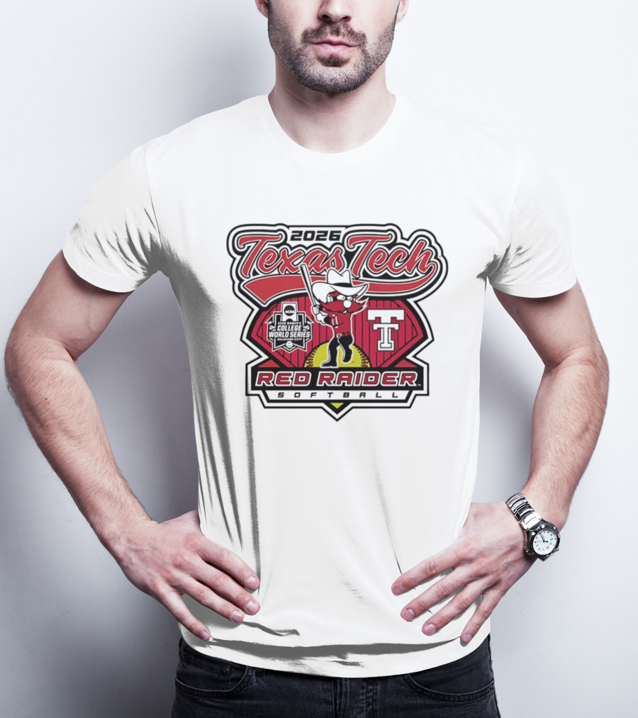 2026 Texas Tech Red Raider Softball WCWS Send It T-Shirt