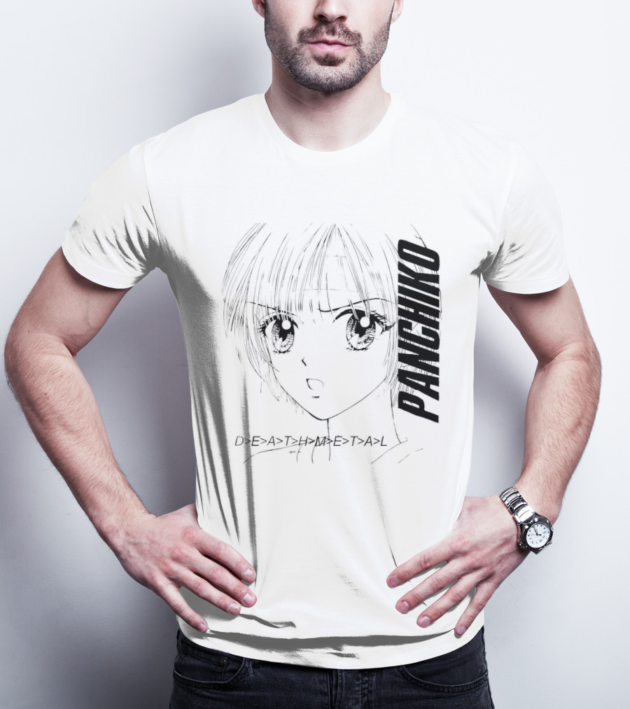 Panchiko Death Metal Manga T-Shirt