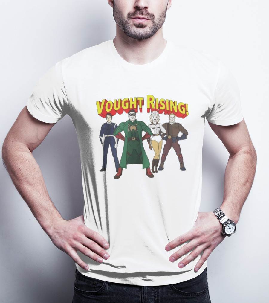 Vought Rising The Boys Superhero Team Vought International Characters T-Shirt