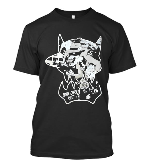 Gangster Animals You Dirty Rat Mobster Showdown Guns T-Shirt