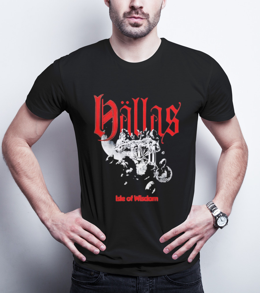 Hallas Isle Of Wisdom Floating Island Fantasy T-Shirt