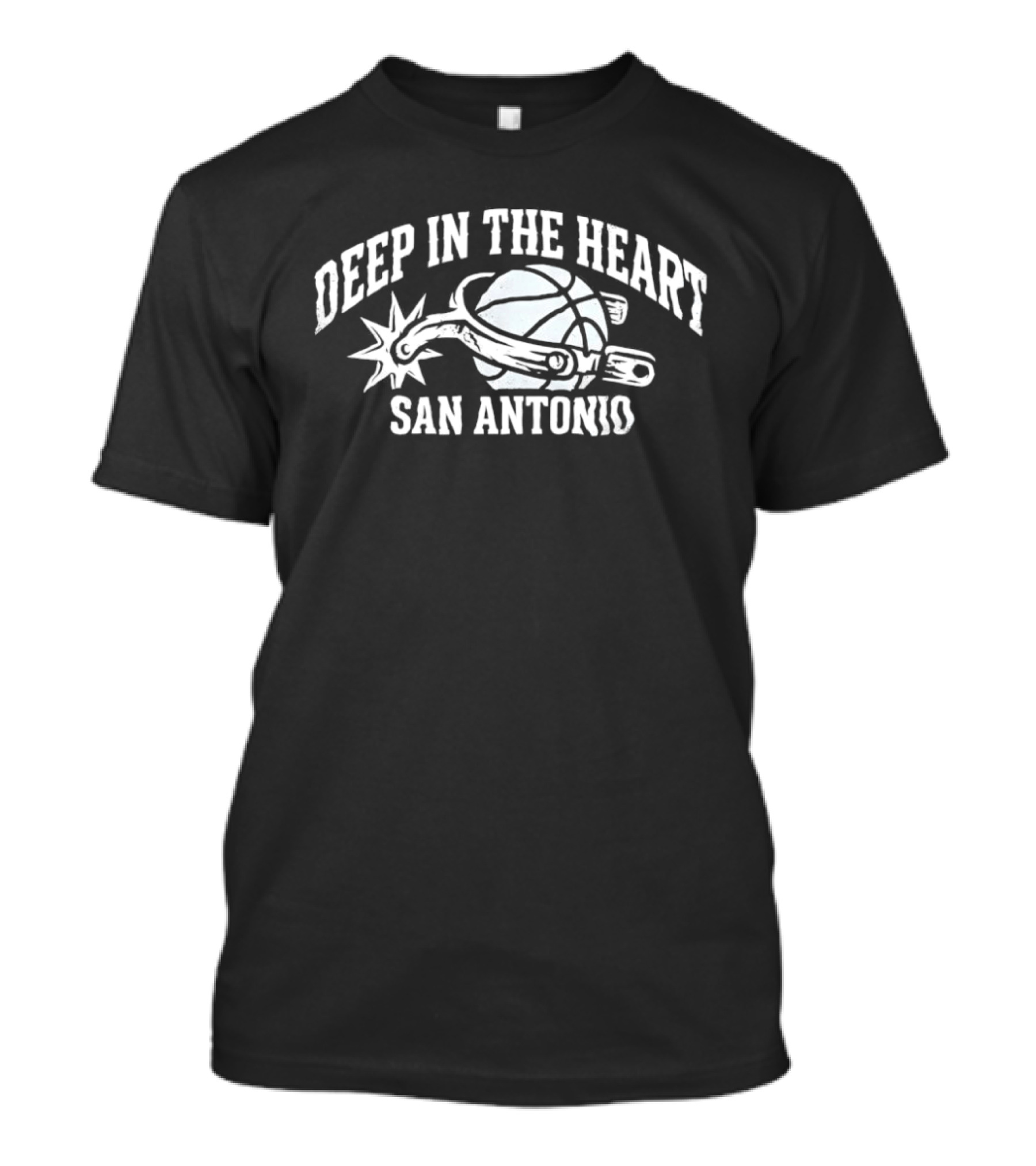 San Antonio Deep In The Heart Spurs Basketball T-Shirt