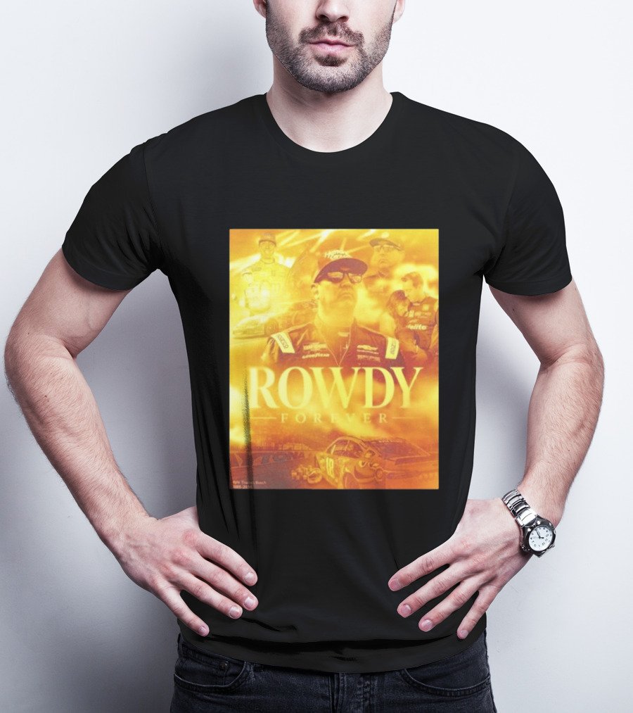 Kyle Busch Rowdy Forever Racing Daytona NASCAR 1985 2026 T-Shirt