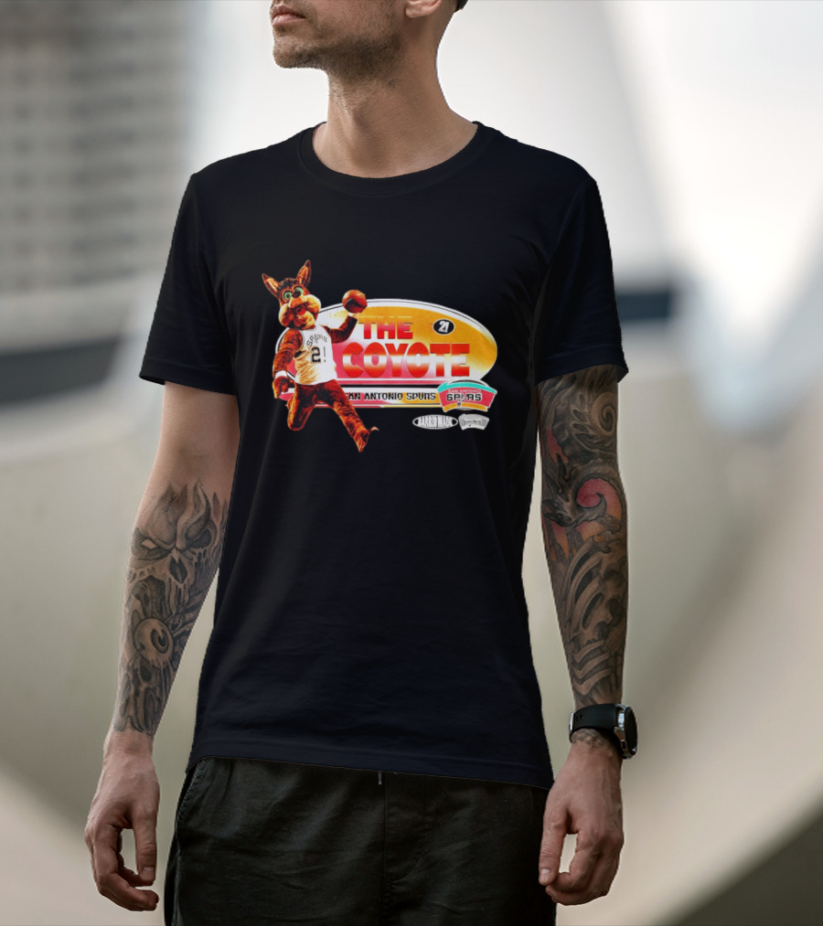 The Coyote 21 San Antonio Spurs Fans Karmanac T-Shirt