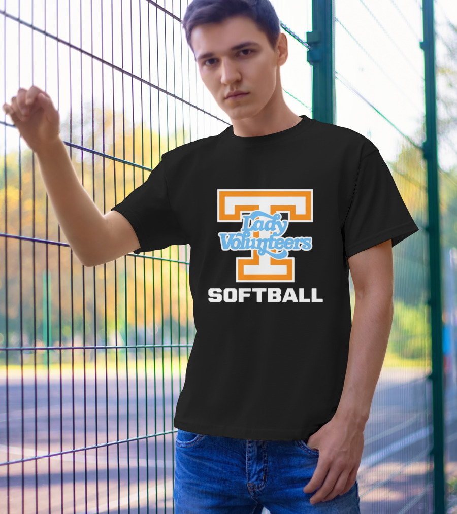 University Of Tennessee Lady Volunteers Orange Softball Team T-Shirt