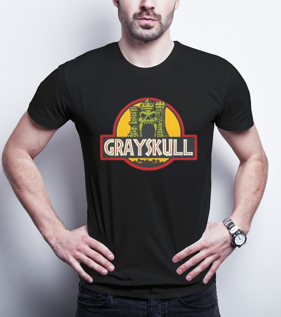 Grayskull Castle Masters Of The Universe Jurassic Park T-Shirt