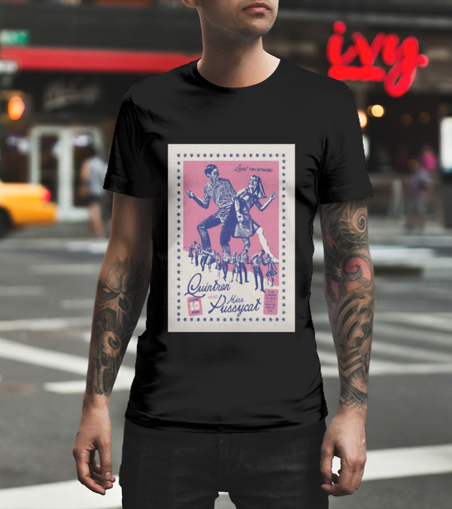 Quintron And Miss Pussycat Live On Stage June 10 2026 Santa Cruz CA Tour T-Shirt