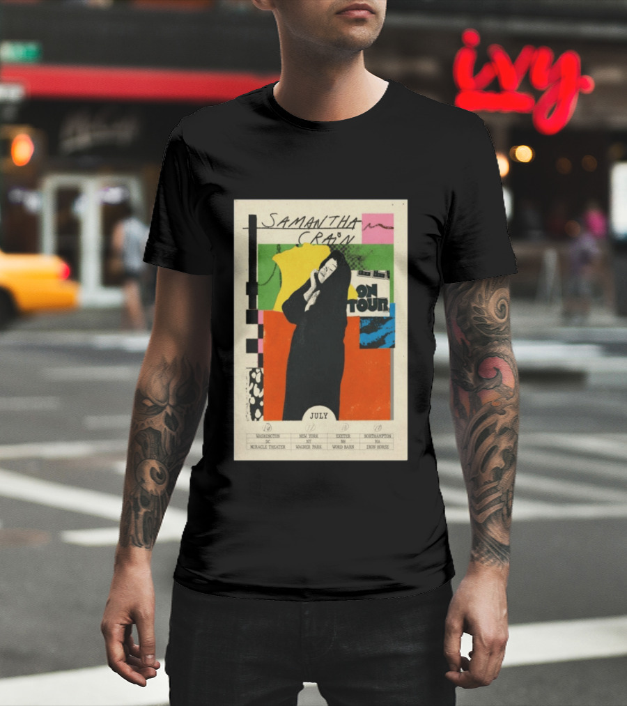 Samantha Crain On Tour July 2026 Washington DC New York NY Easton MD Northampton MA Miracle Theater Wagner Park Word Barn Iron Horse T-Shirt