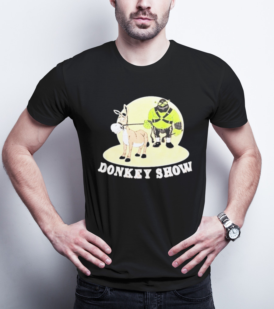 Shrek Gimp Donkey Show Leash T-Shirt