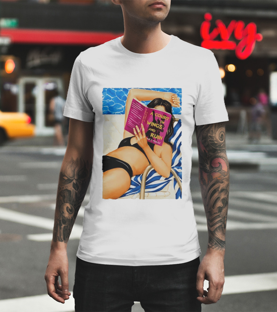A Court Of Wings And Ruin Summer Poolside Reading Relaxation T-Shirt