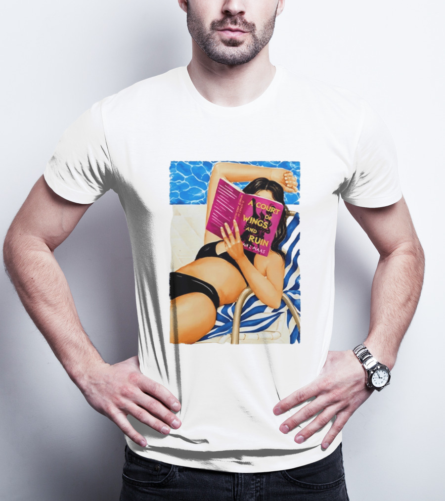 A Court Of Wings And Ruin Summer Poolside Reading Relaxation T-Shirt