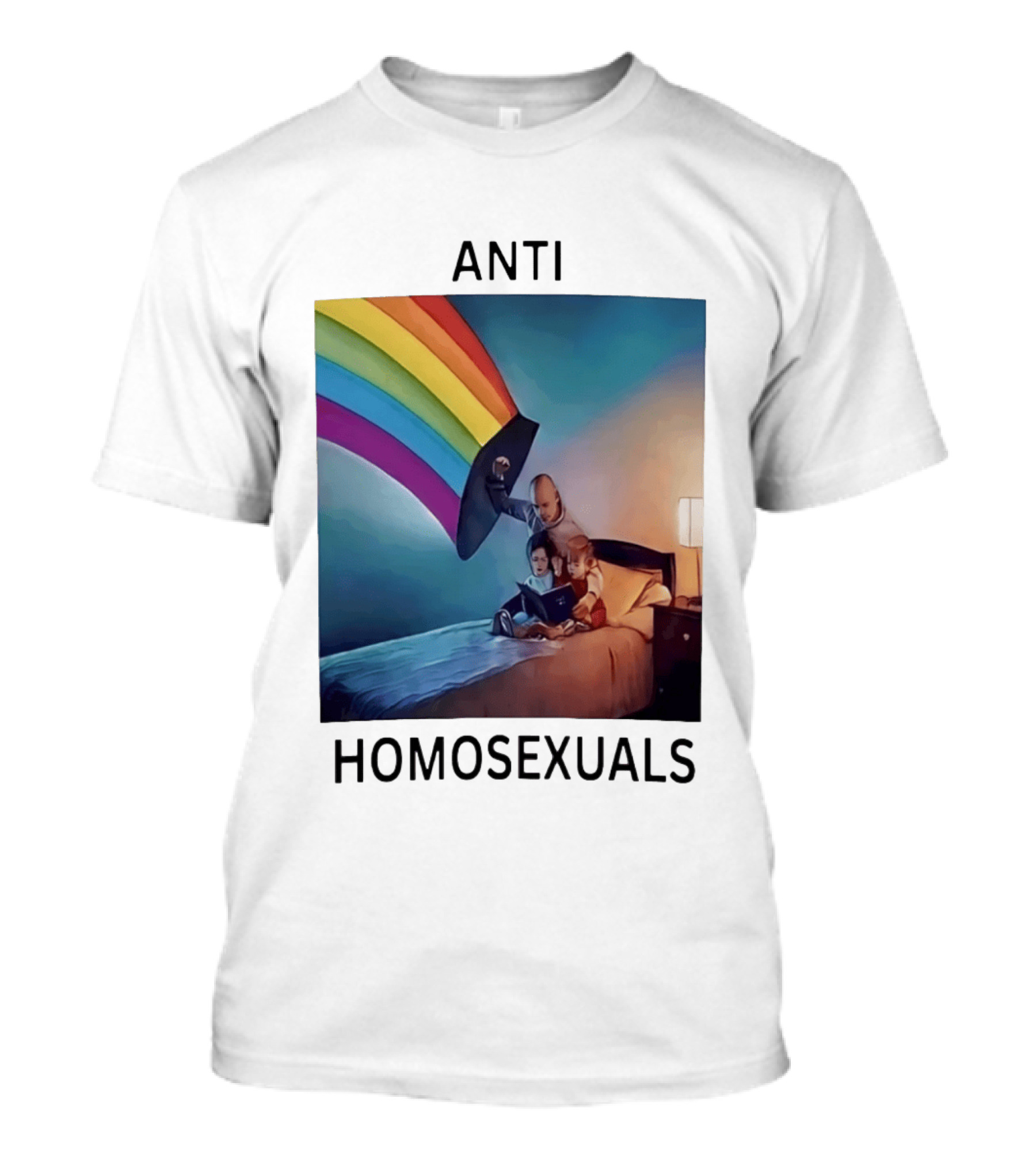 Anti Homosexuals Pride Rainbow T-Shirt
