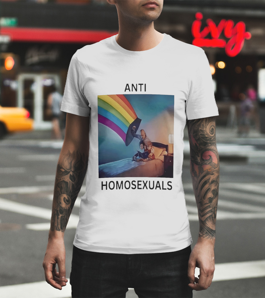 Anti Homosexuals Pride Rainbow T-Shirt