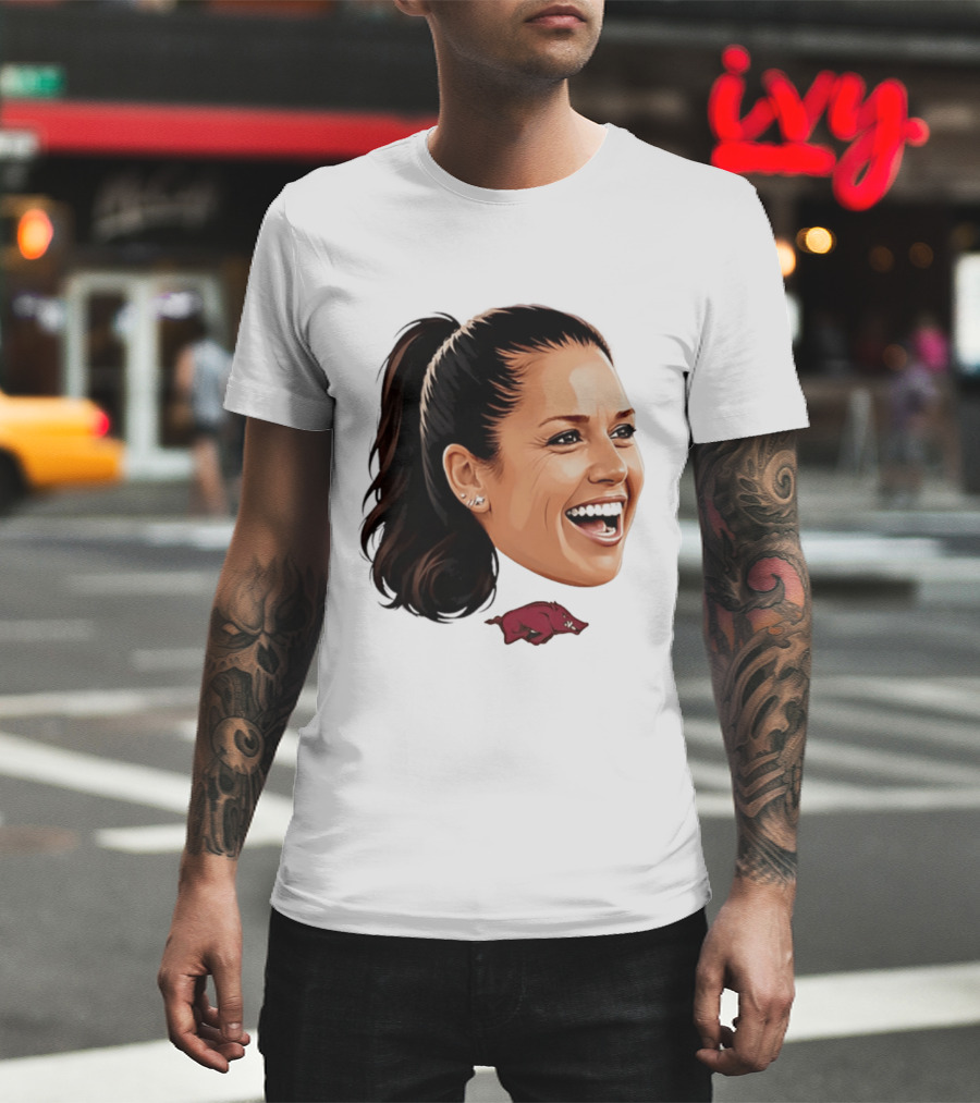 Arkansas Razorbacks Kailey Wyckoff Caricature Sports Team Fan Spirit T-Shirt
