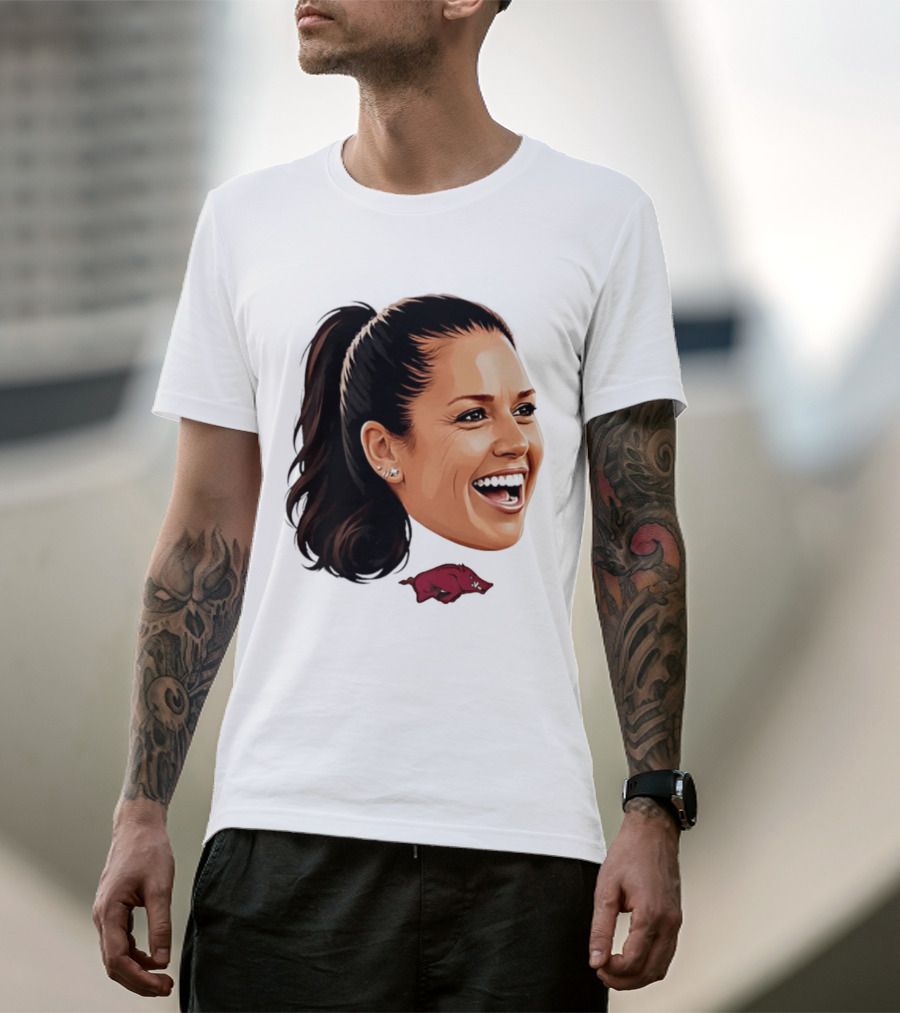 Arkansas Razorbacks Kailey Wyckoff Caricature Sports Team Fan Spirit T-Shirt