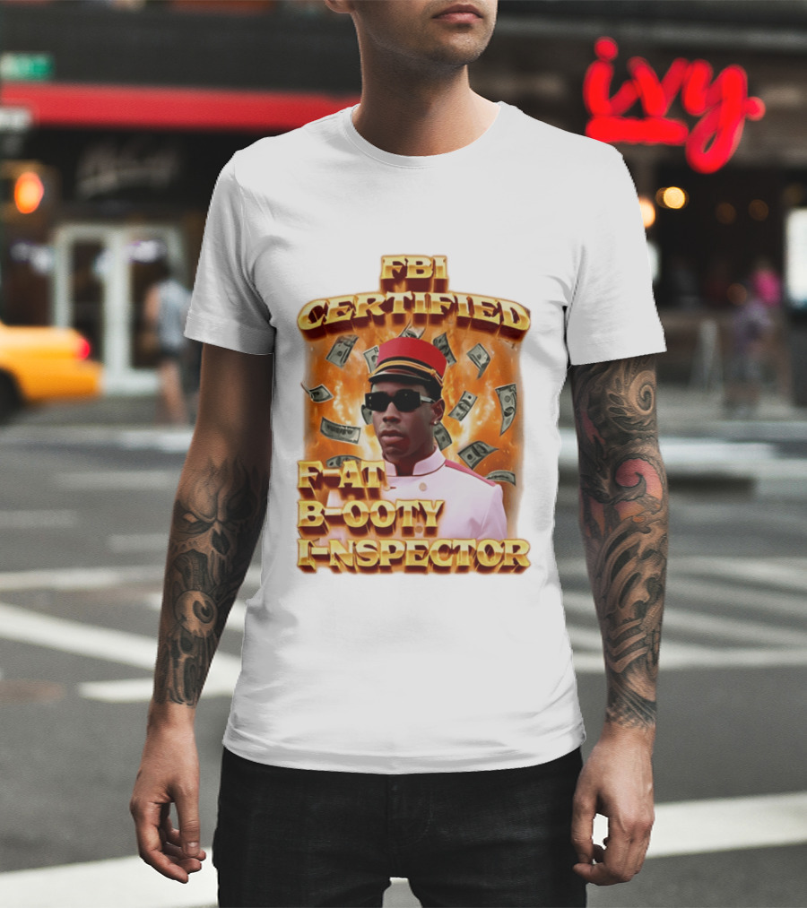 FBI Certified F At B Ooty I Nspector Money Explosion T-Shirt