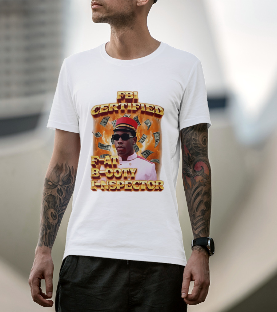 FBI Certified F At B Ooty I Nspector Money Explosion T-Shirt