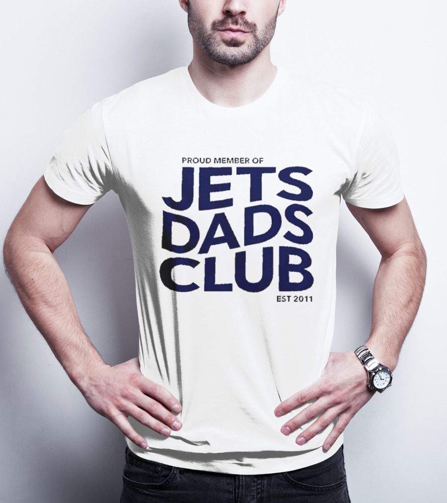 Winnipeg Jets Proud Member Of Jets Dads Club Est 2011 T-Shirt