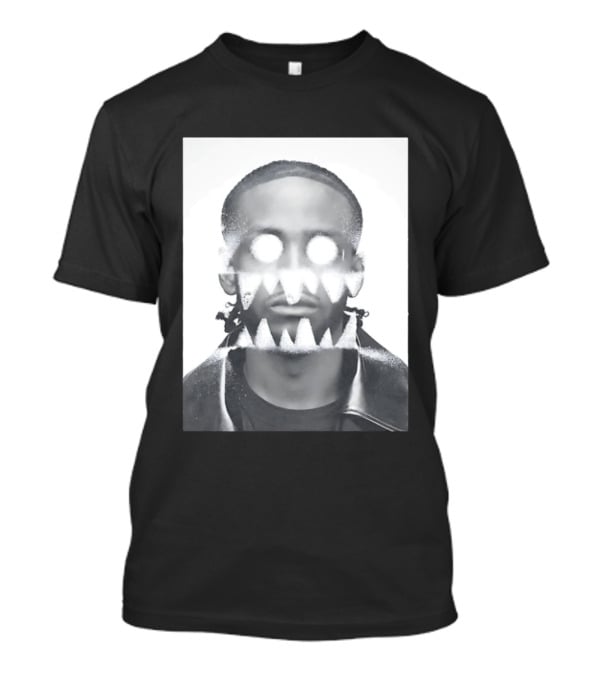 Astro Surreal Man Glowing Eyes Sharp Teeth T-Shirt