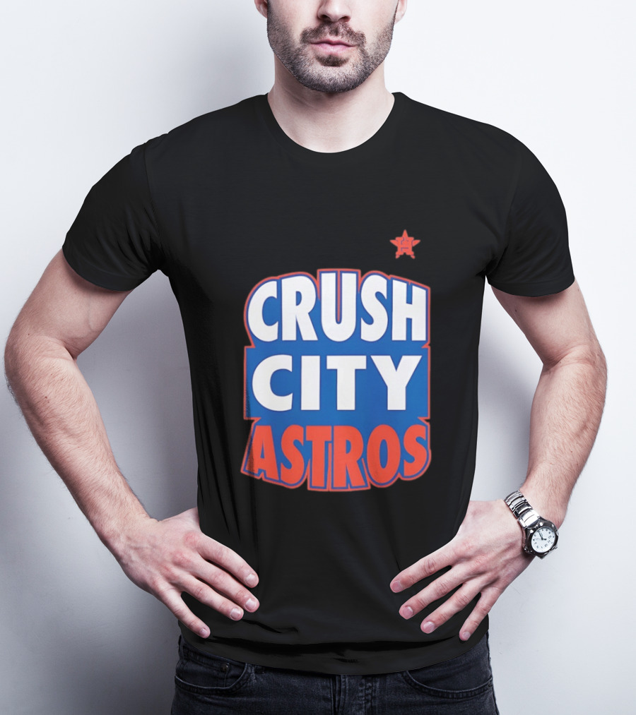 Houston Astros Crush City Astros Baseball Fan T-Shirt