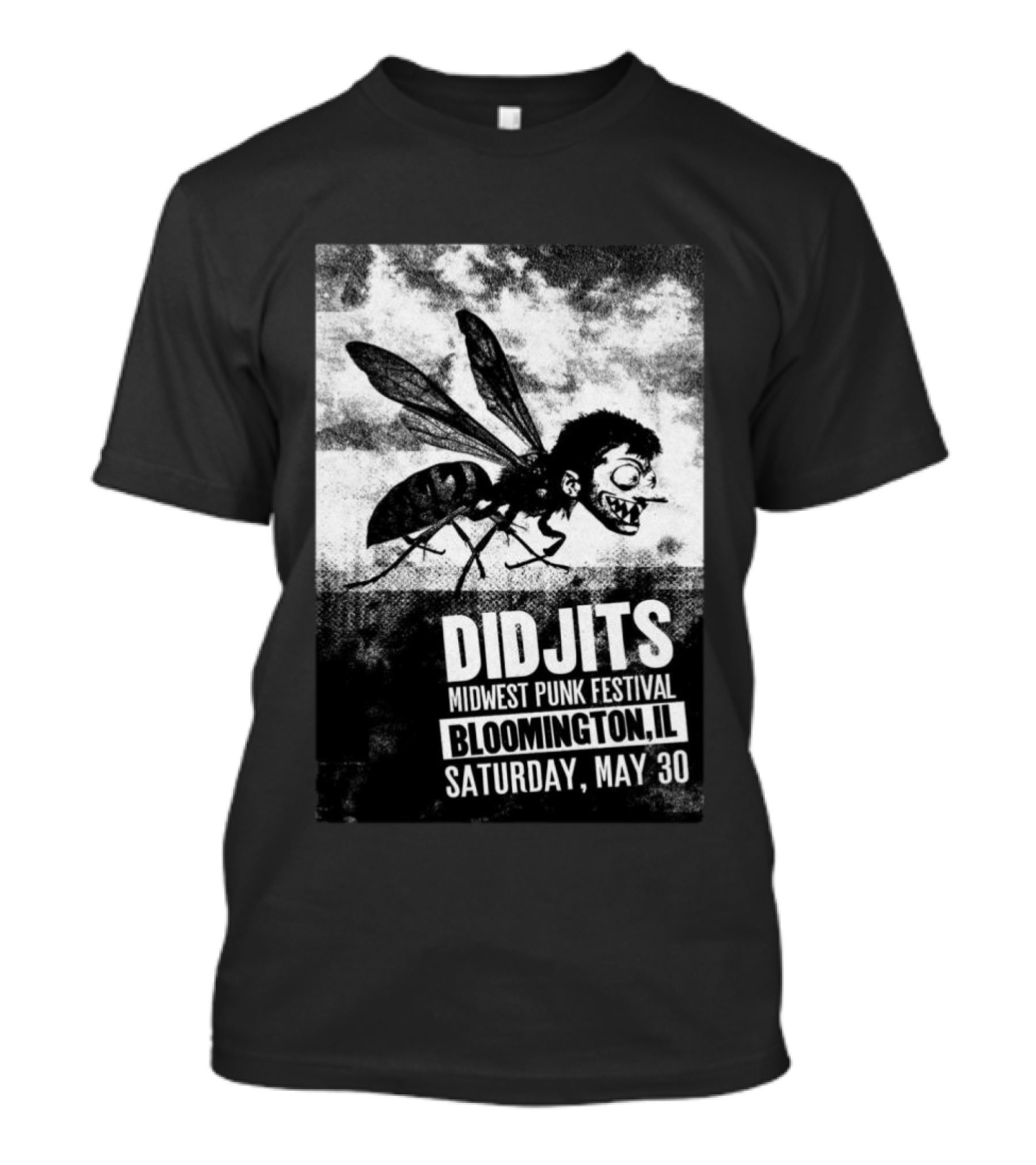 Didjits Midwest Punk Festival Bloomington IL Saturday May 30 T-Shirt