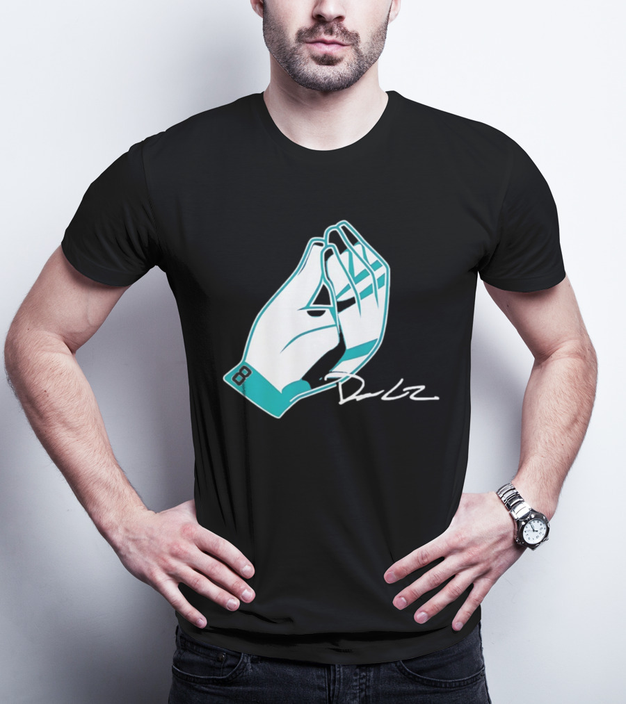 Dominic Canzone Seattle Mariners Che Vuoi Hand Gesture 8 Signature T-Shirt