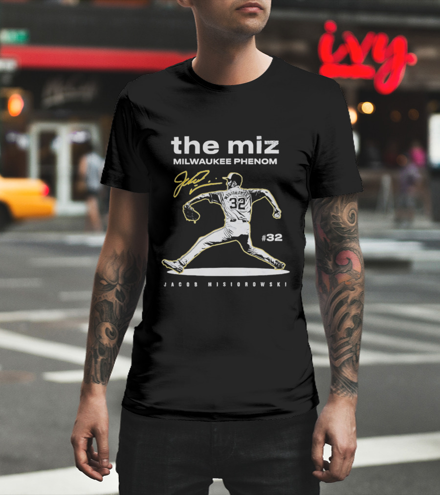 The Miz Milwaukee Phenom Jacob Misiorowski #32 T-Shirt