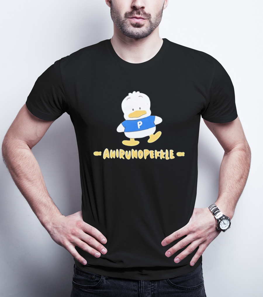 AhirunoPekkle P Blue Sanrio Character Duck T-Shirt