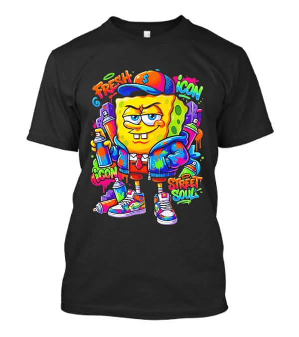 Sponge Bob Square Pants Fresh Icon Street Soul T-Shirt