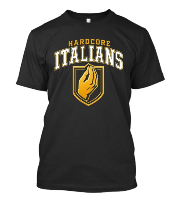 Hardcore Italians Vegas Golden Knights Gesture T-Shirt
