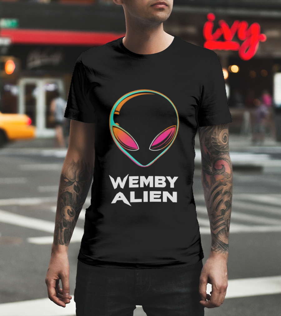 Wemby Alien San Antonio Spurs Fiesta Extraterrestrial Edition T-Shirt