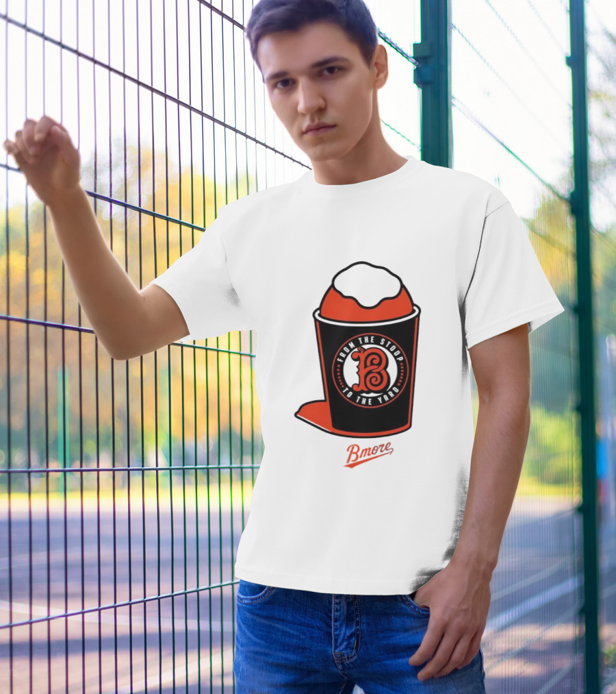 Baltimore Orioles From The Stoop To The Yard Bmore SnoCone T-Shirt