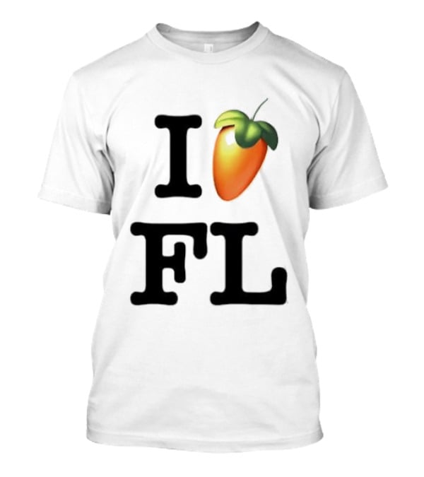 FL Studio I Love FL Logo Fruit T-Shirt