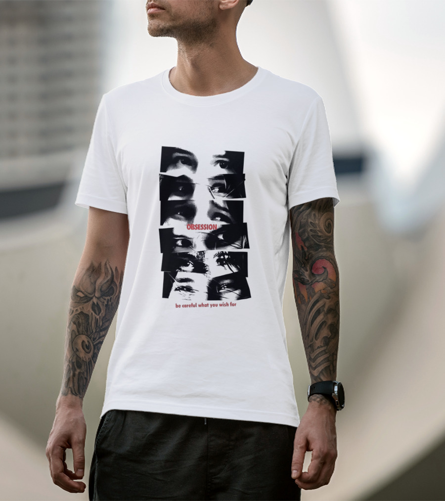 Inde Navarrette Obsession Black Red Grunge T-Shirt