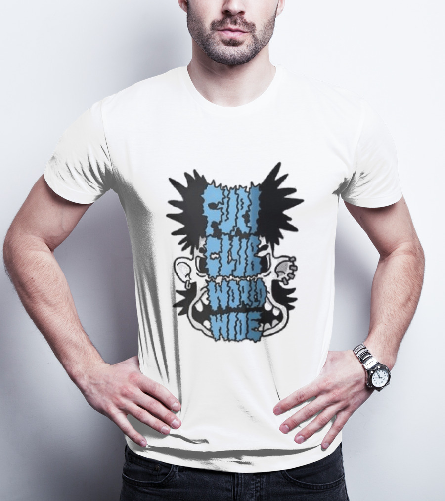 Furi Club Worldwide Skull Face T-Shirt