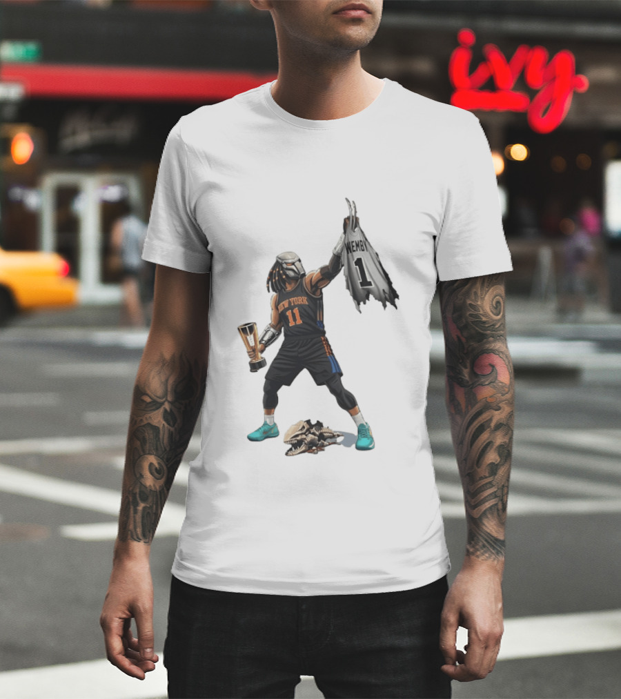 Jalen Brunson Warrior New York Knicks NBA Trophy Wemby 2026 T-Shirt